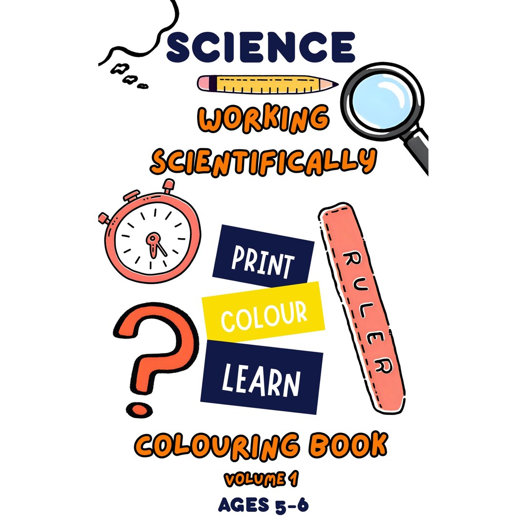 Working Scientifically Colouring Book - Etsy