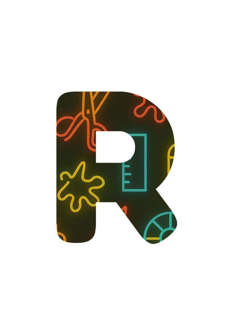 Art Theme Alphabet Letters • Uppercase A-Z • Bulletin Boards & Word ...