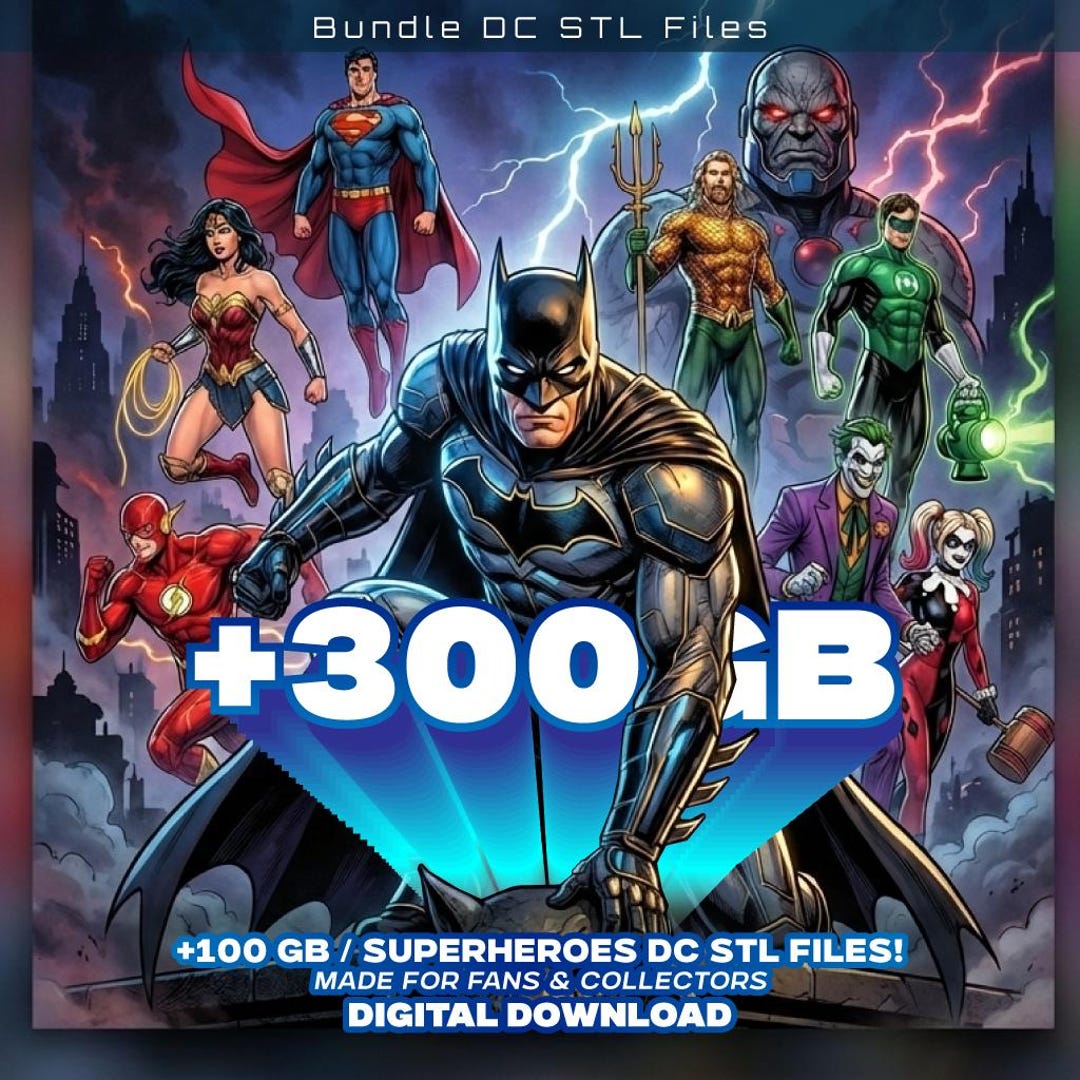 DC Inspired 3D Printed Figure | Premium Collectible Statue | Fdm/resin ...