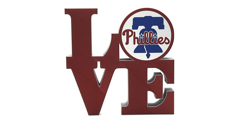 Phillies Love 3D Print - Etsy