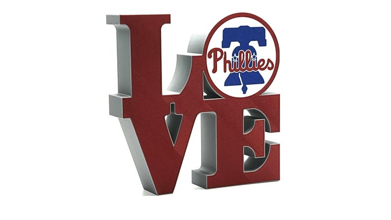Phillies Love 3D Print - Etsy