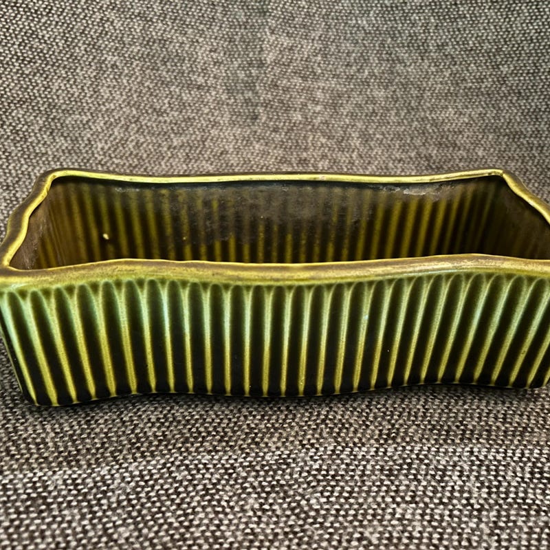 Olive Ceramic Planter - Etsy