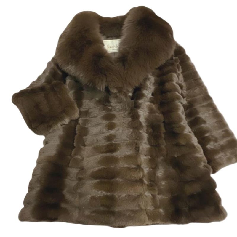 Sheared Rabbit Jacket - Etsy