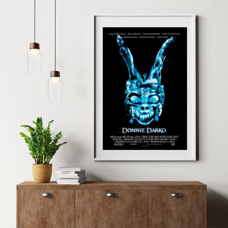 Donnie Darko Movie Poster | Digital Download Wall Art Print | 2001 Cult ...