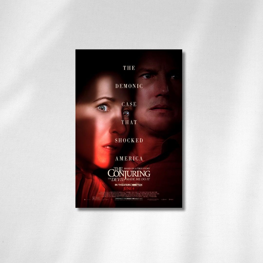 The Conjuring 3 Poster: Demonic Possession Film Art (digital Download ...