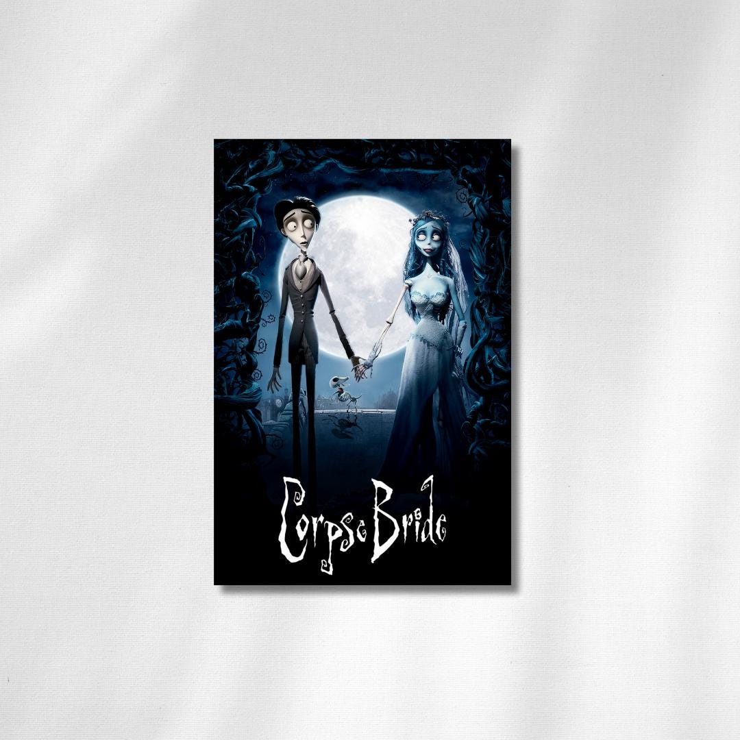 Corpse Bride Poster | Gothic Romantic Film, Tim Burton (digital ...
