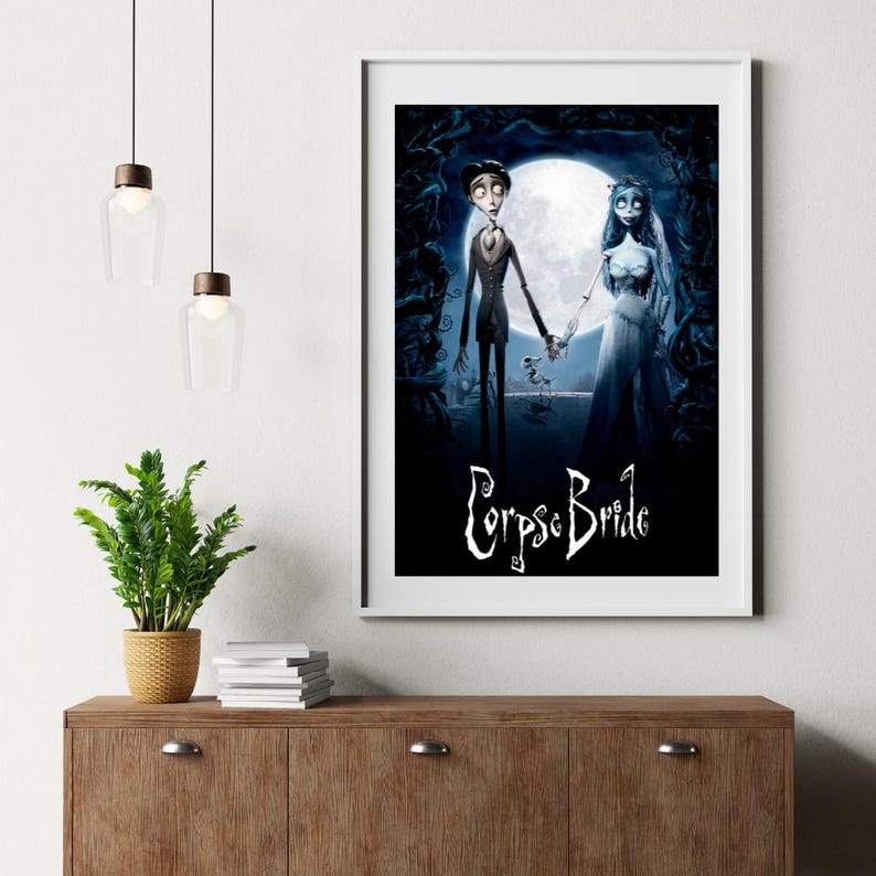 Corpse Bride Poster | Gothic Romantic Film, Tim Burton (digital ...