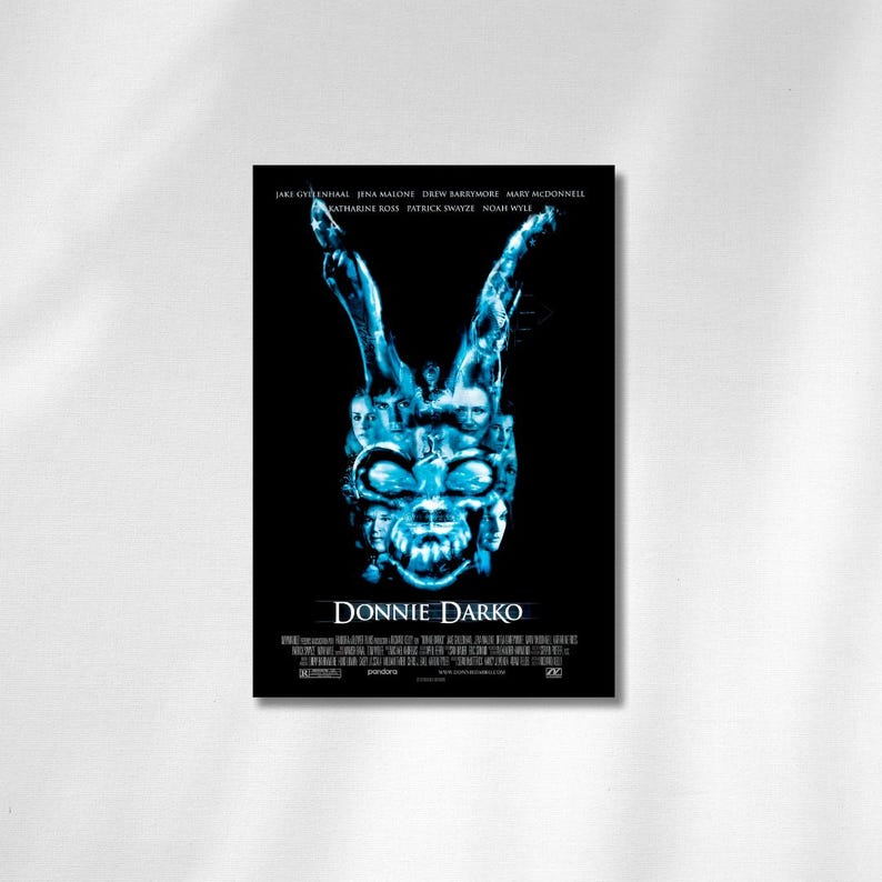 Donnie Darko Movie Poster | Digital Download Wall Art Print | 2001 Cult ...