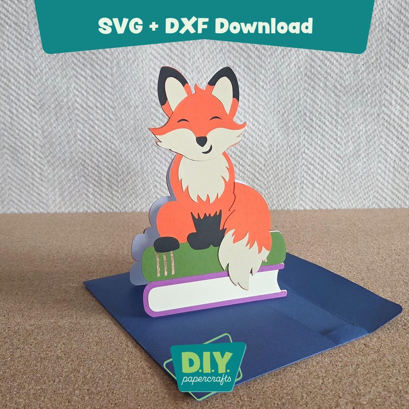 Cute Fox Greeting Cards - Etsy