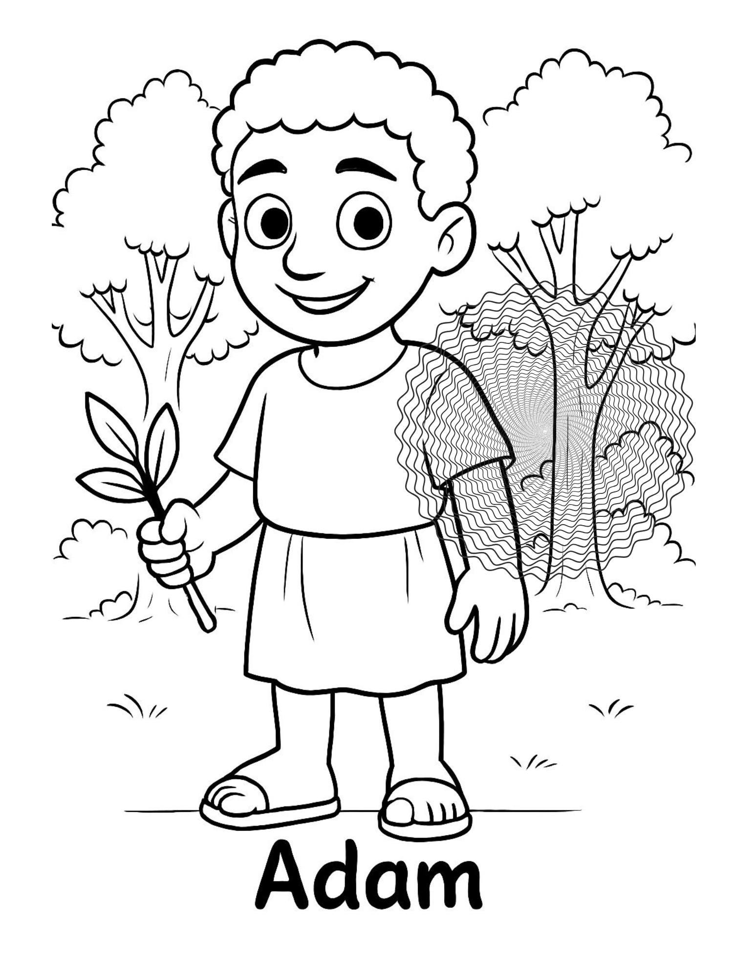 Men of the Bible, Bible Heroes Coloring Pages – 34 Printable Christian ...