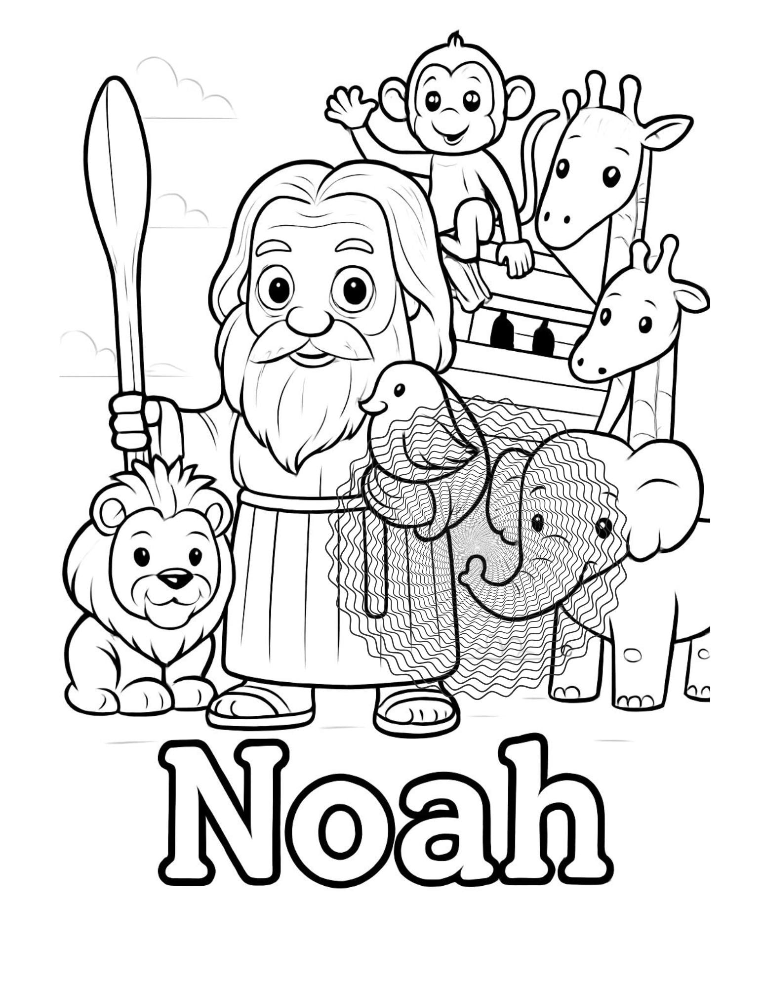 Men of the Bible, Bible Heroes Coloring Pages – 34 Printable Christian ...