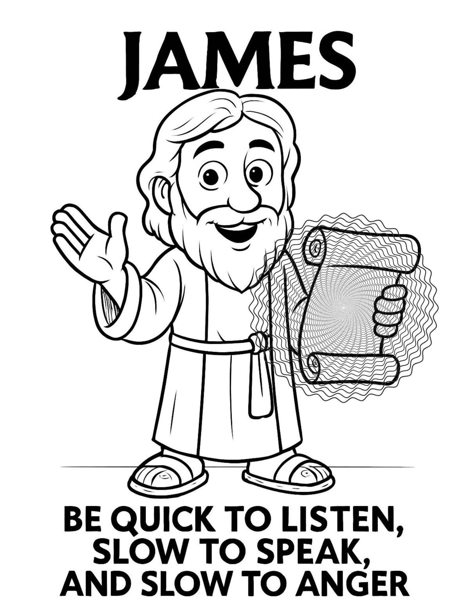 Men of the Bible, Bible Heroes Coloring Pages – 34 Printable Christian ...