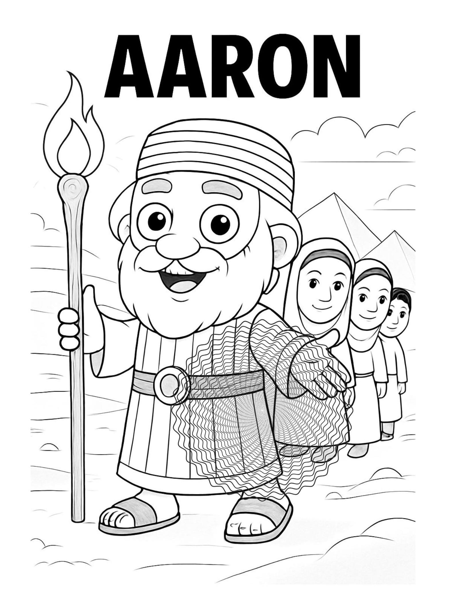 Men of the Bible, Bible Heroes Coloring Pages – 34 Printable Christian ...