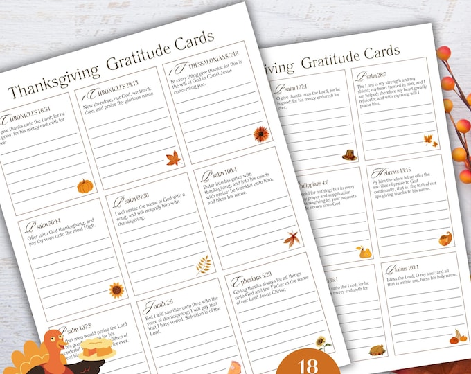 Thanksgiving Prayer Cards for Kids, Christian Thank You God Printable ...