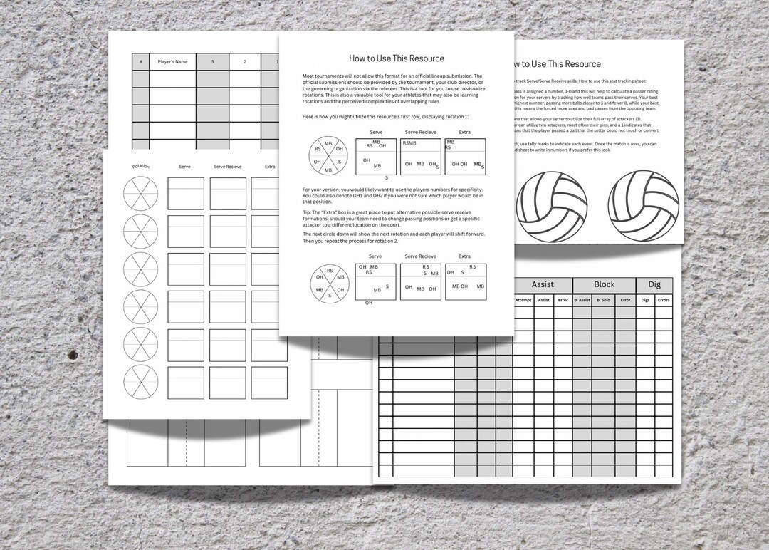 Volleyball Coaching Guide PDF Printable Coaching Resources With ...