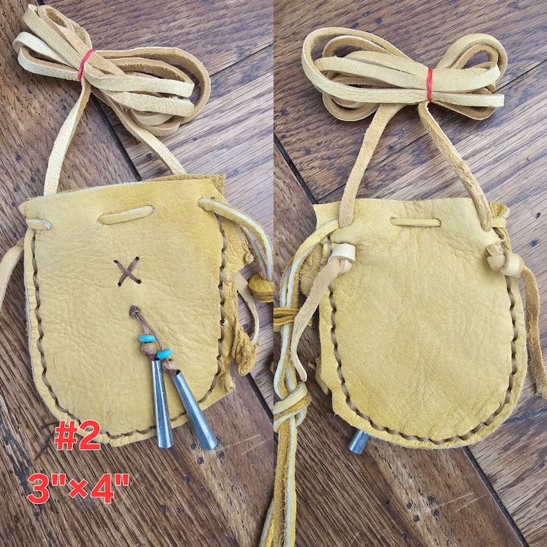 Small Medicine Bag, Native American Bag, All Natural, Navajo Made ...