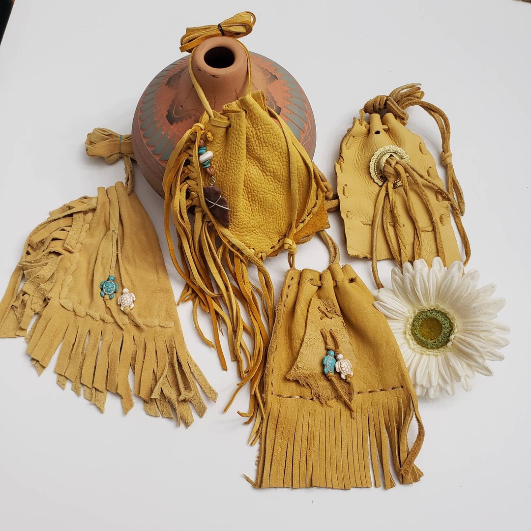 Native American Bag, Medicine Bag, Turquoise, Pouch, Navajo Made ...