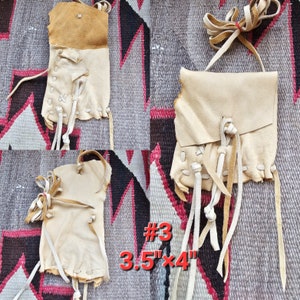 New Native American Medicine Bag, Buckskin Medicine Bag, Medicine Pouch ...