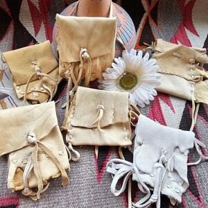 New! Native American Medicine Bag, Buckskin Medicine Bag, Medicine ...