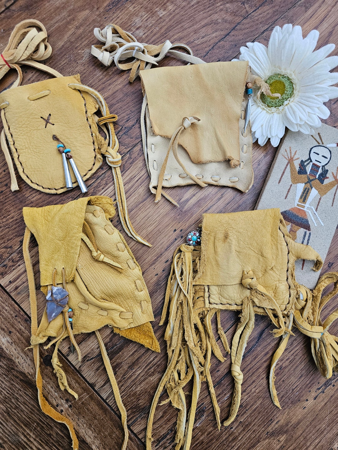 Small Medicine Bag, Native American Bag, All Natural, Navajo Made ...