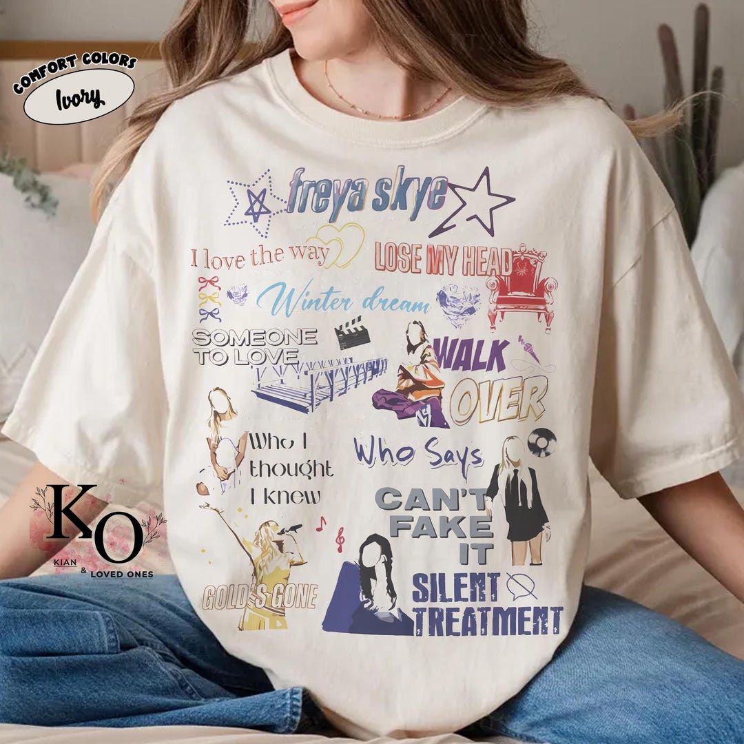 Disney Freya Skye Songs Stars Align Tour Sketch Shirt, Nova Bright Dawn ...