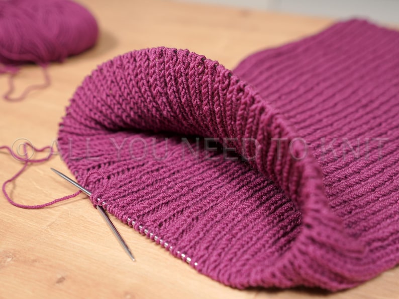 Merino Wool HARAMAKI Knitting Pattern (PDF): Waist Warmer Guide With ...