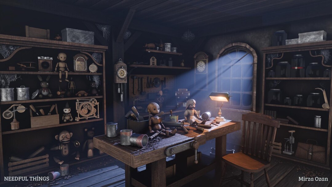 Victorian Horror Workshop Props | 125 Game Assets | Blender FBX - Etsy