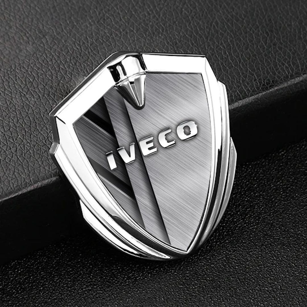 Iveco S-way Logo Emblem – Premium Self-adhesive Metal Sticker Badge for ...