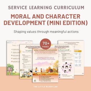 Character Development Curriculum - Etsy