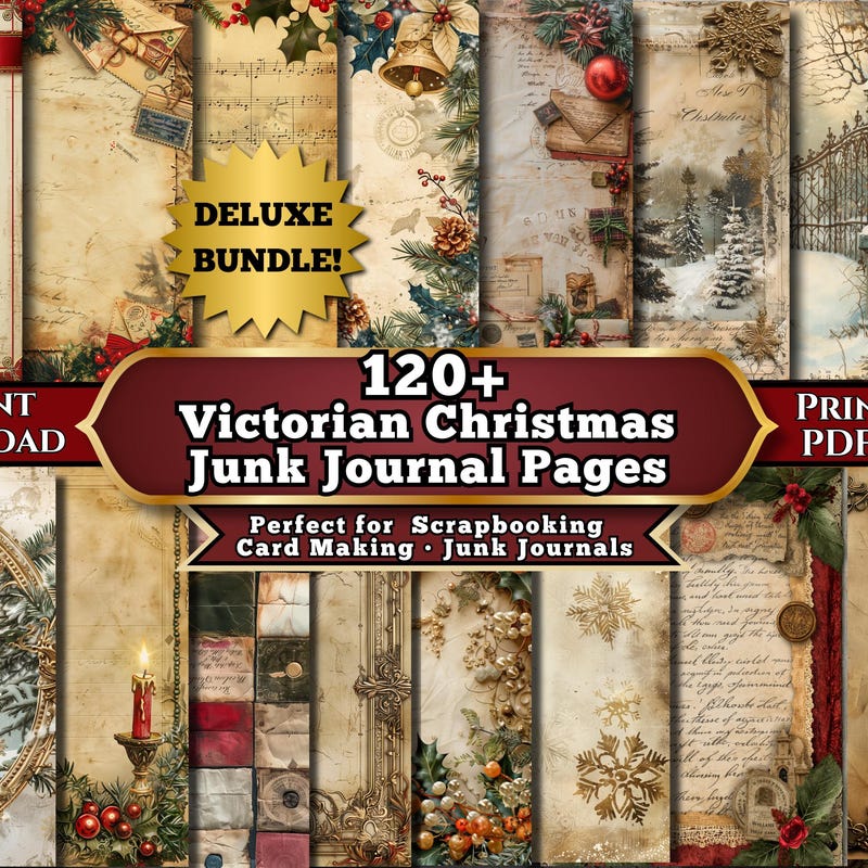 120 Page Junk Journal - Etsy