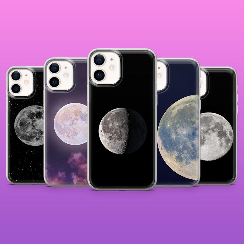 Embroidered Moon Phone Case - Etsy Canada