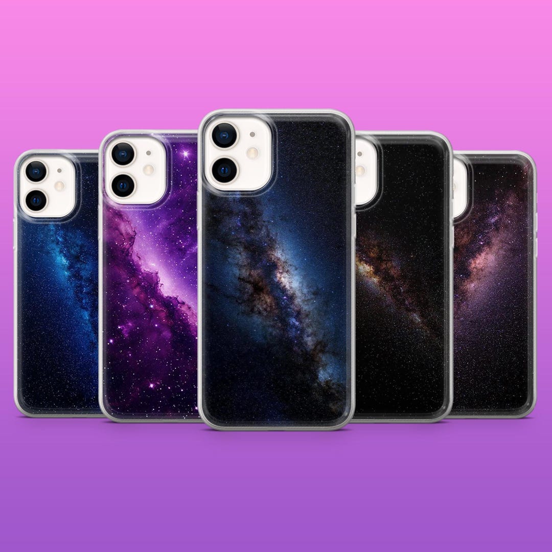 Galaxy Phone Case Outer Space Nebula Cover for iPhone 17pro, 16, 15, 14 ...