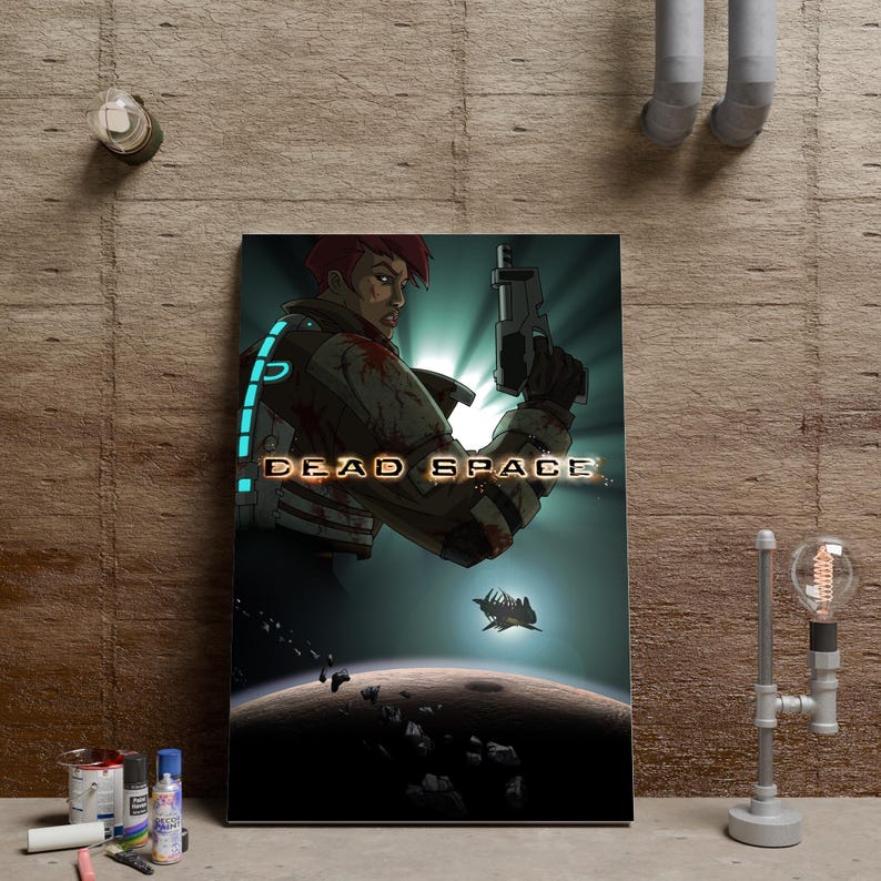 Dead Space Poster, Isaac Clarke Wall Art, Horror Game Poster, Video ...