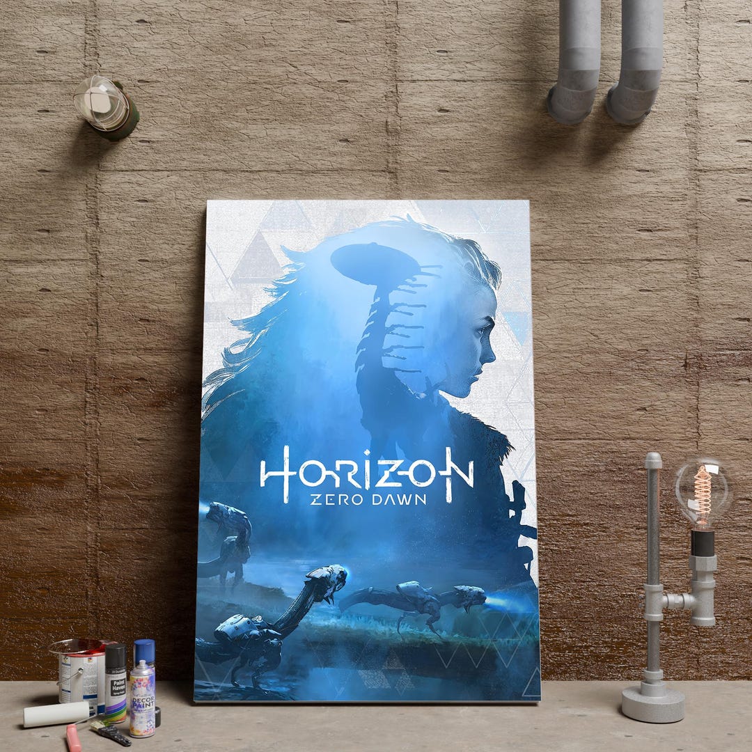 Horizon Zero Dawn Poster, Aloy Wall Art, Video Game Wall Decor ...