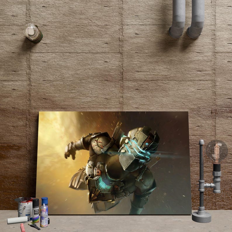 Dead Space Poster, Isaac Clarke Wall Art, Horror Game Poster, Video ...