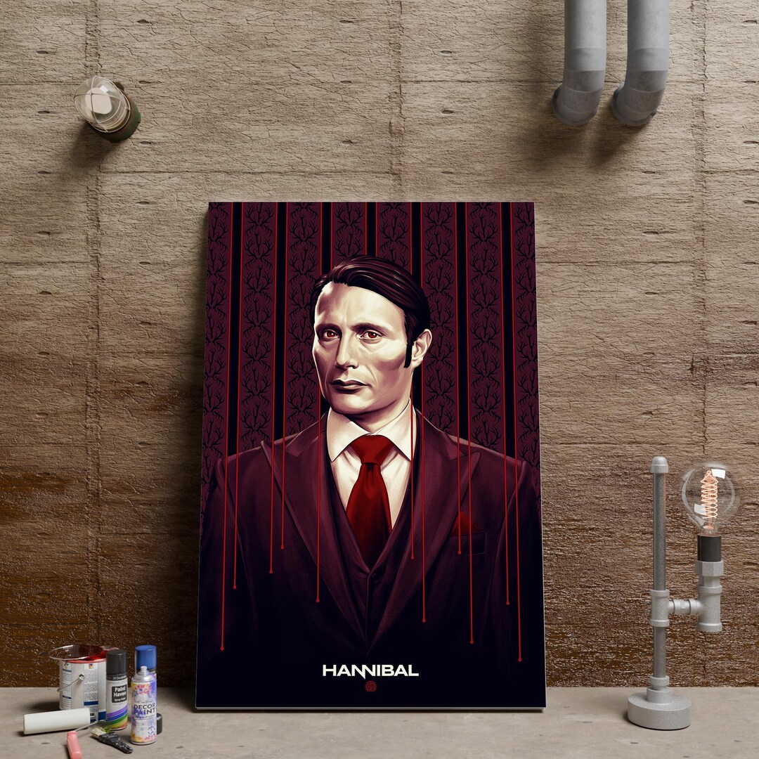 Hannibal Poster, Hannibal Lecter Wall Art, Tv Series Wall Decor ...