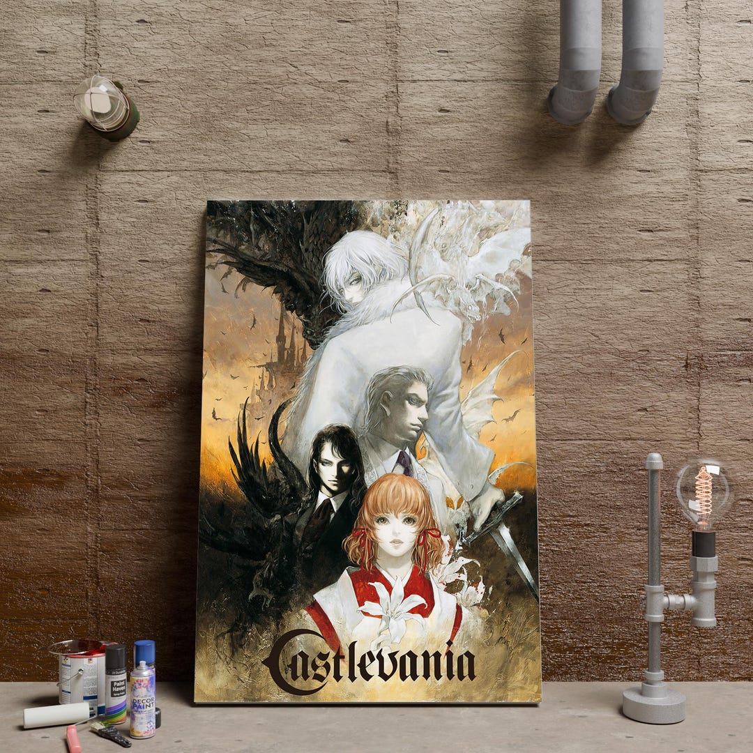 Castlevania Poster, Alucard Wall Art, Tv Series Wall Decor, Unframed ...