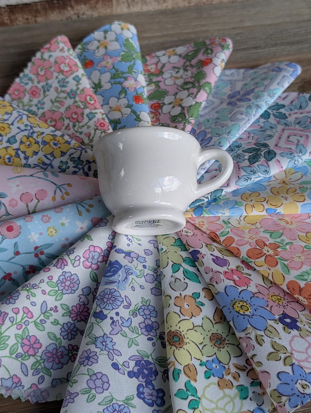 Handmade Tea Cup Pin Cushion With Pins - Sewing Gift - Etsy