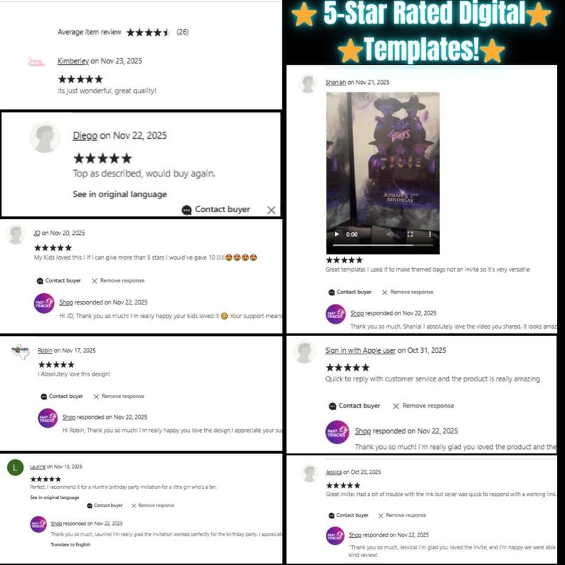 KPOP Demon Hunters Birthday Invitation, Editable Saja Boys (Digital ...