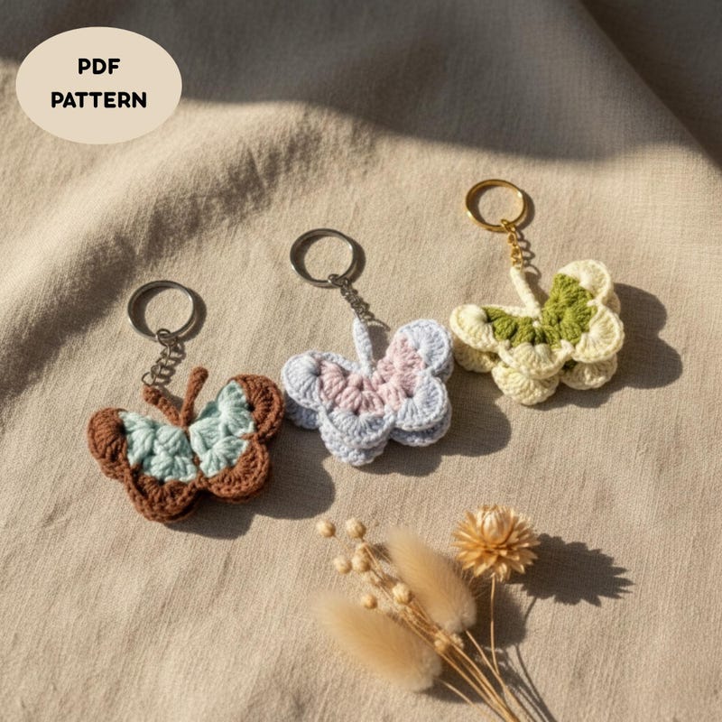 Butterfly Wallet Charm - Etsy