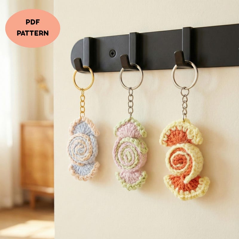 Candy Keychain - Etsy