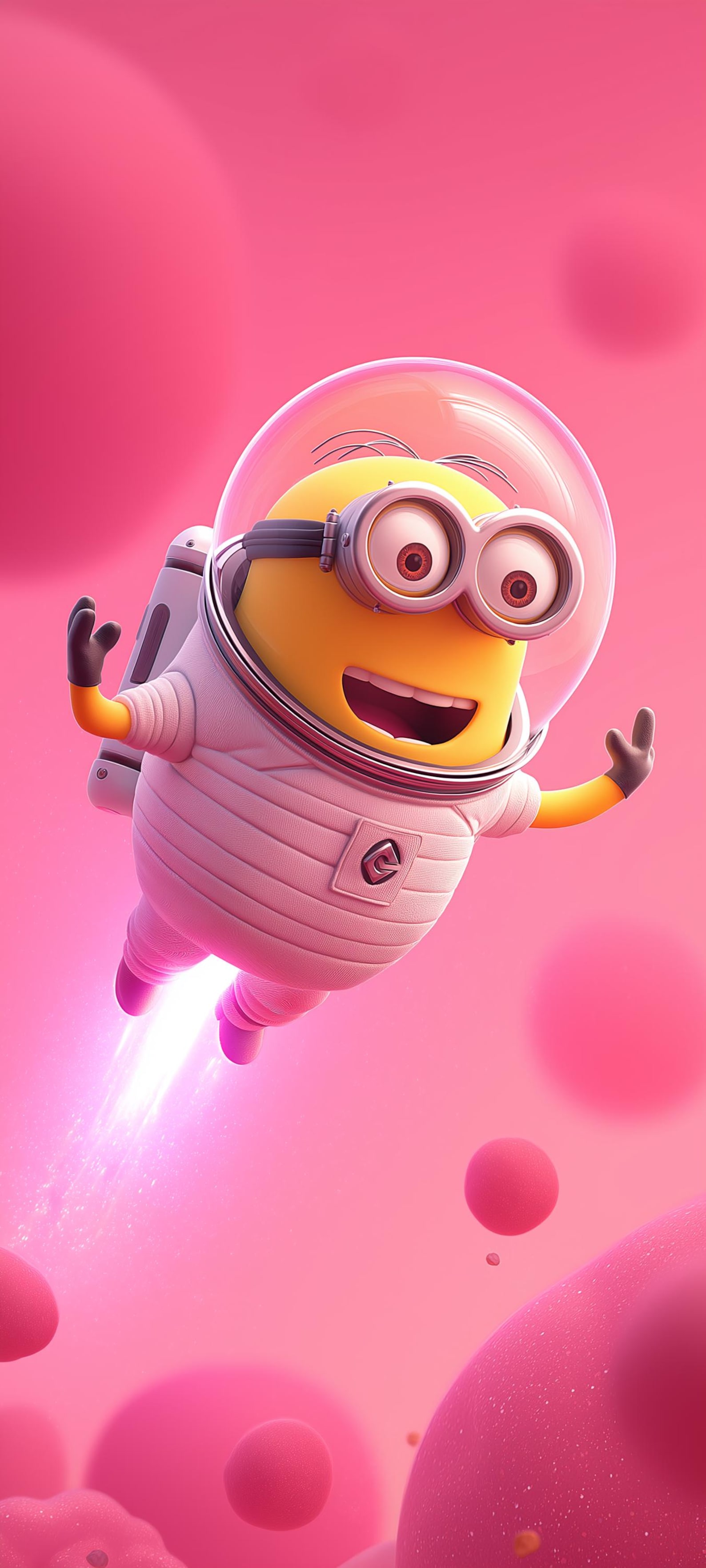 Minion Space Adventure Mobile Wallpapers Set: 5 Illumination 4K Designs ...