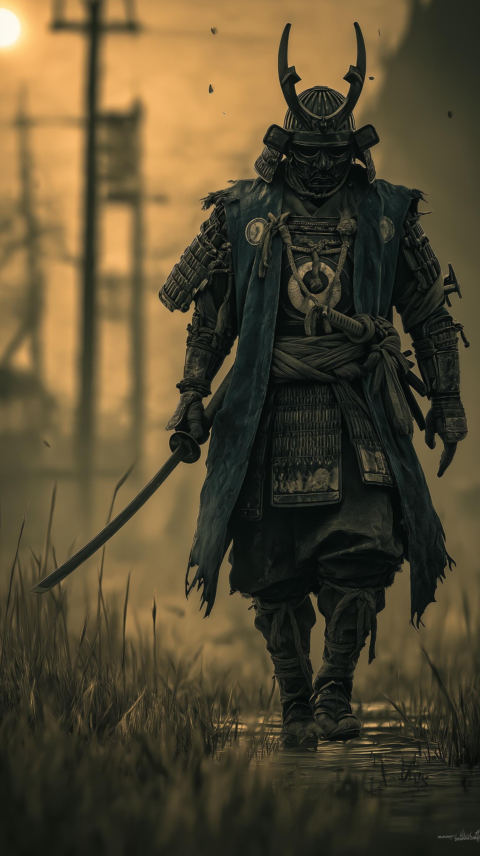 Ghost of Tsushima Gaming Wallpaper: 8 Samurai Character 4K Mobile ...