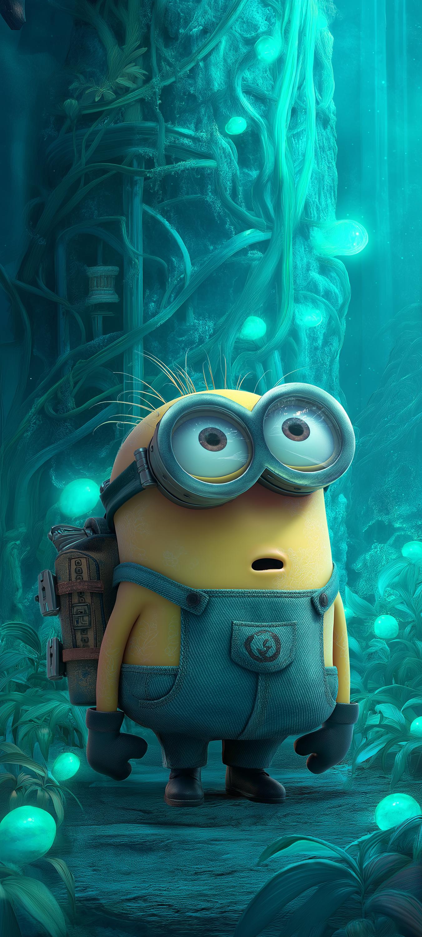 Minion Space Adventure Mobile Wallpapers Set: 5 Illumination 4K Designs ...