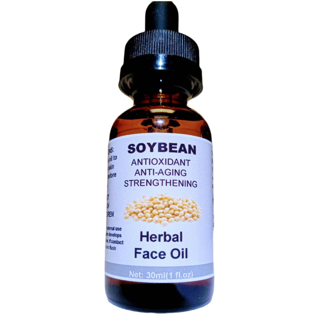Soybean Pure Virgin Herb Facial Oil Skin Anti-aging Antioxidant 1 Oz - Etsy