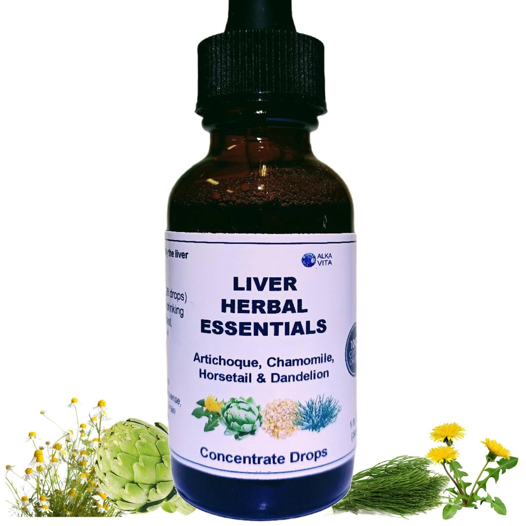 Liver Essentials Artichoke Horsetail Chamomile & Dandelion Herbal ...