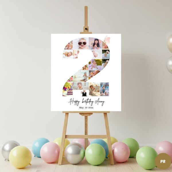 2nd Birthday Sign - Etsy