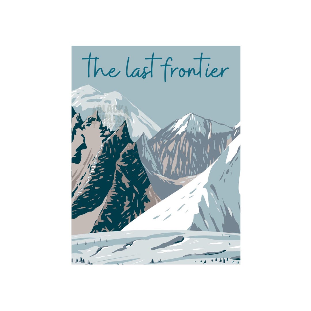 Alaska- Alaska Svg- State Svg- Postcard Svg- Winter Svg- Great Frontier ...
