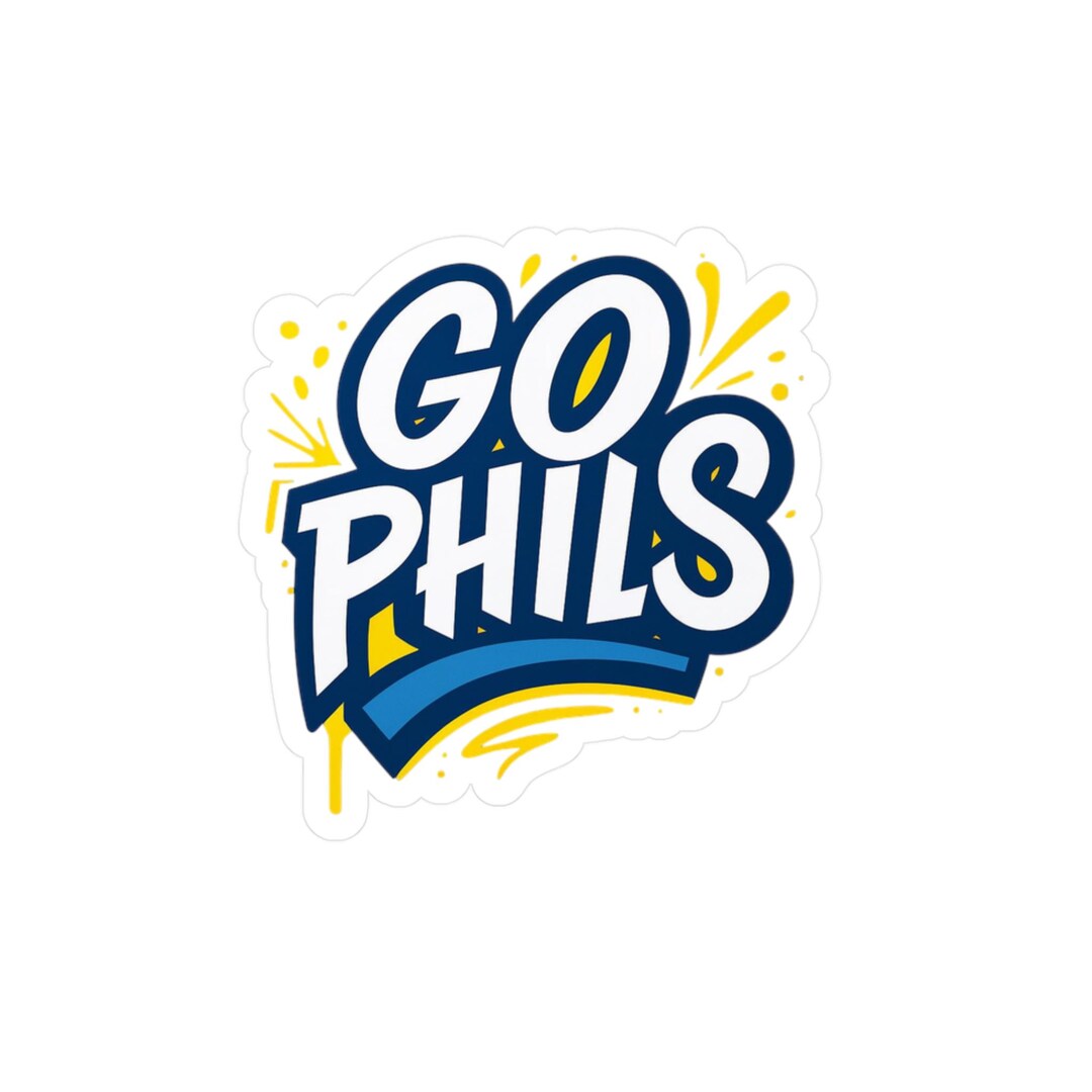 Vinyl Decal Sticker Go Phils City Connect, Philadelphia Baseball Fans ...