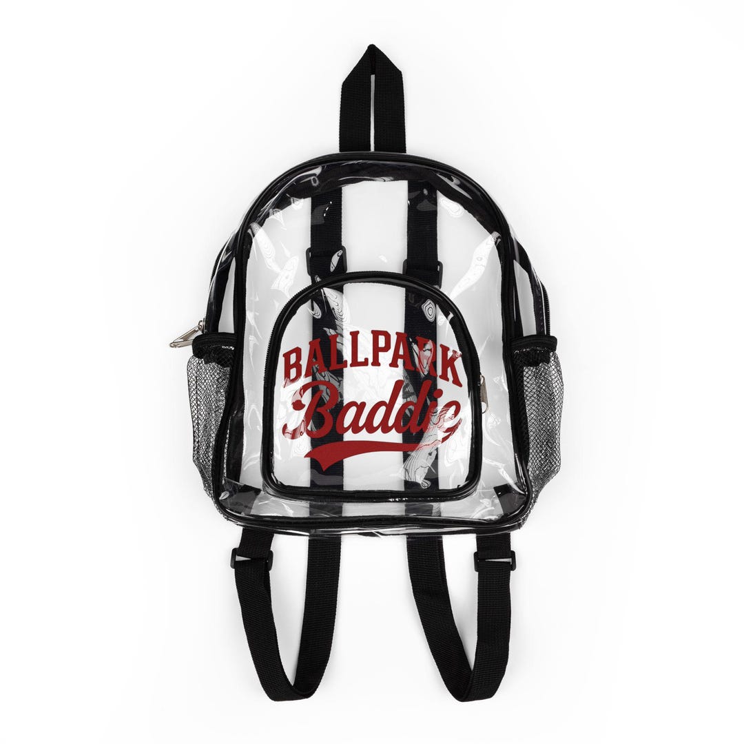 Clear Stadium Backpack, Ballpark Baddie, the Sideline Club - Etsy